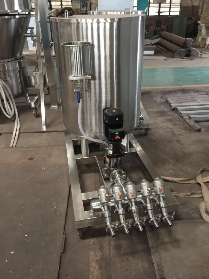 7.5Kw Pump Power Mobile Cip Station For Solid Dosage Production Process